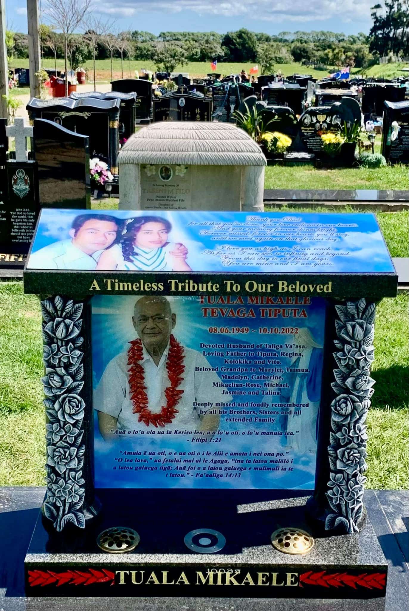 Full Colour Headstones - Sanctuary Memorials